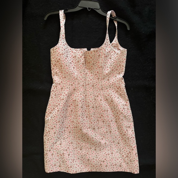 cing and sept | Dresses | Cinq A Sept Yazlyn Floral Dress In Pale Rose ...
